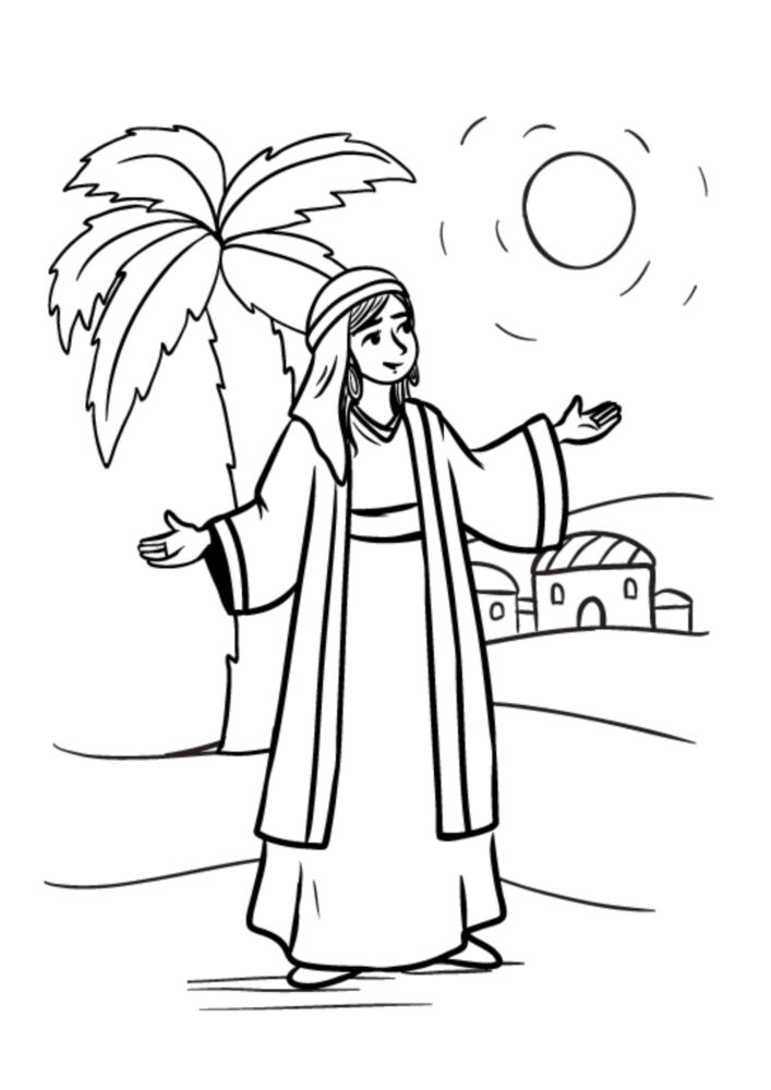 Debora Biblia Para Colorir Biblia | TPT